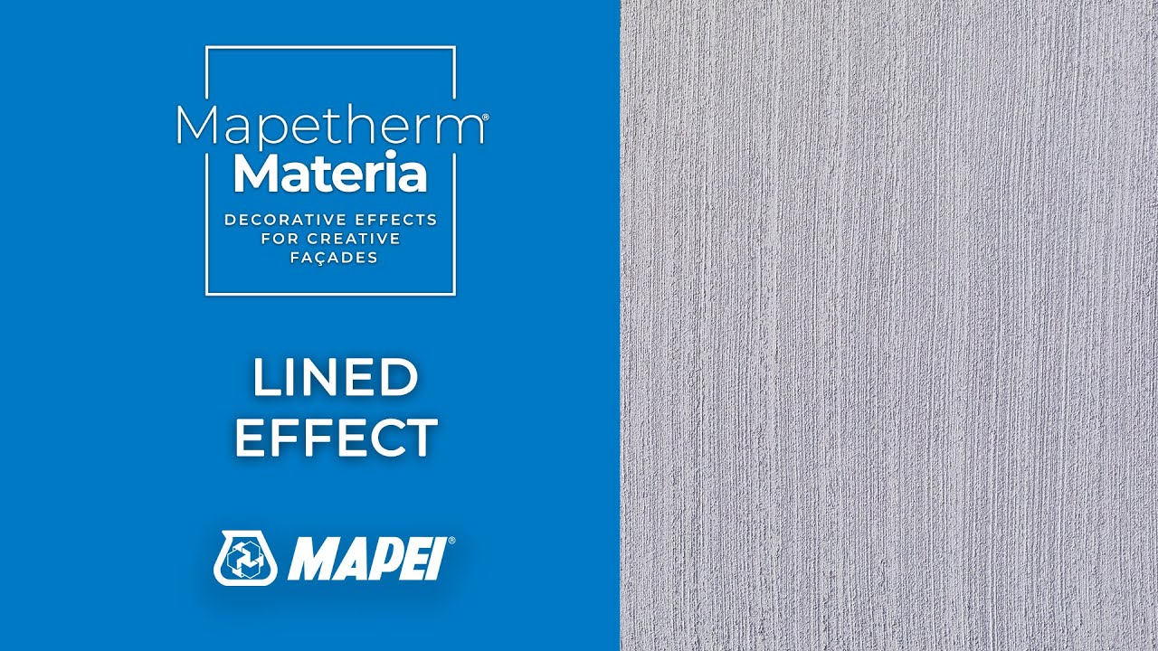 Do you want to create the Lined Effect on your façades? | Mapetherm ...