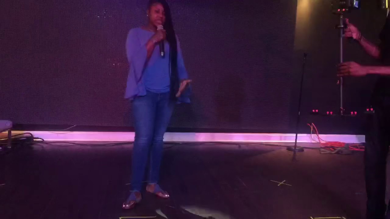 Poet Taylor Patton “The Psalmist” performing at the social arts club ...