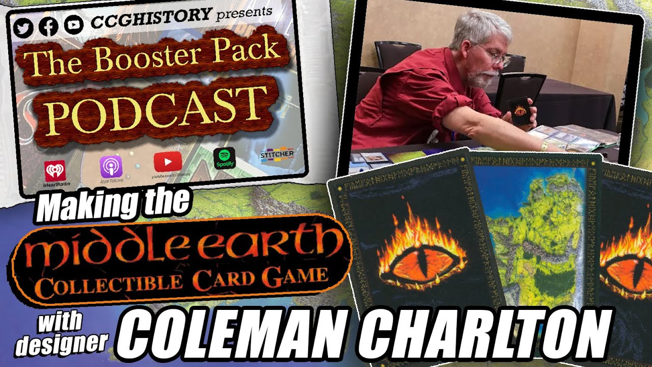 THE BOOSTER PACK #29 — Making the MIDDLE EARTH CCG (1995) with Coleman ...