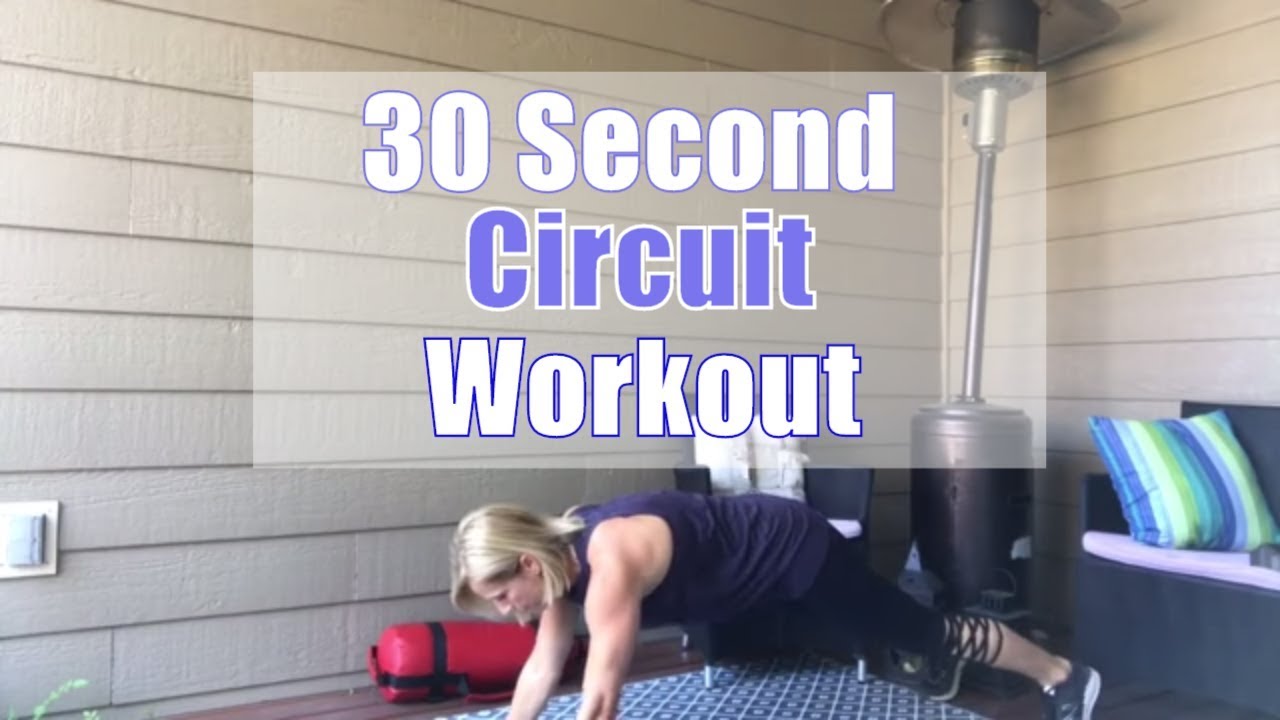 At Home 30 Second Circuit -Weight Circuit For Women - YouTube