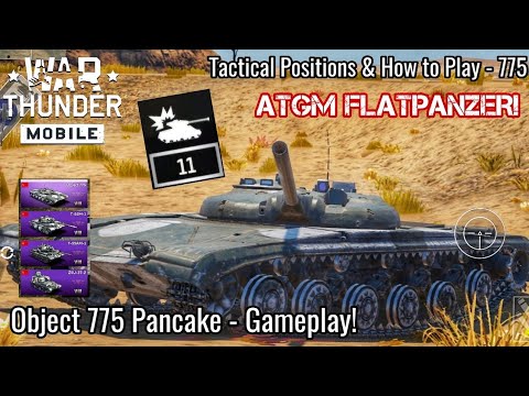 War Thunder Mobile - Angry Pancake! - Object 775 Gameplay! - Tactical ...