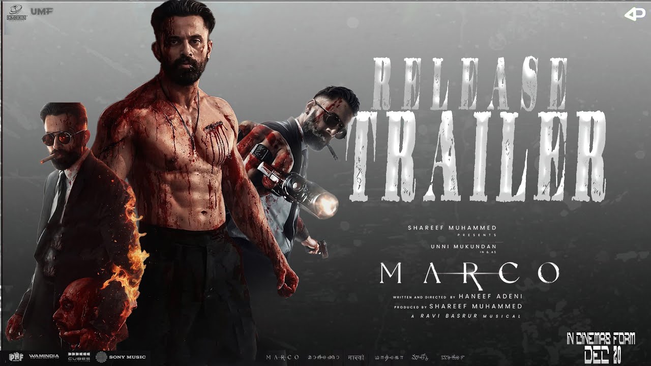 MARCO Release Trailer| Unni Mukundan | Shareef Muhammed | Haneef Adeni ...