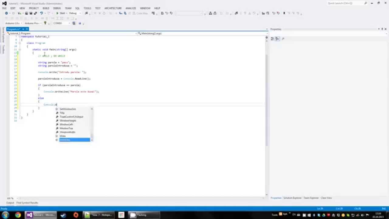 Bazele programarii - C# - 3.3 - Instructiunea WHILE si DO WHILE - YouTube
