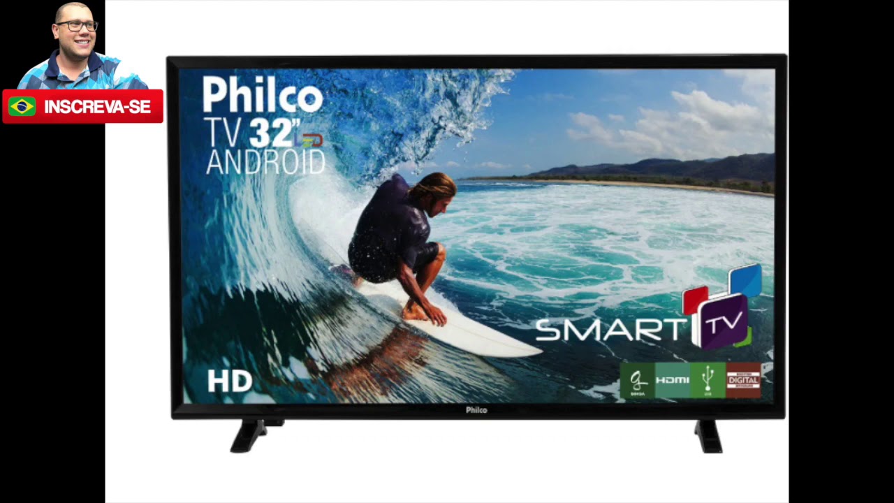 Smart TV Philco Android 32 PH32E20DSGWA Bivolt - YouTube