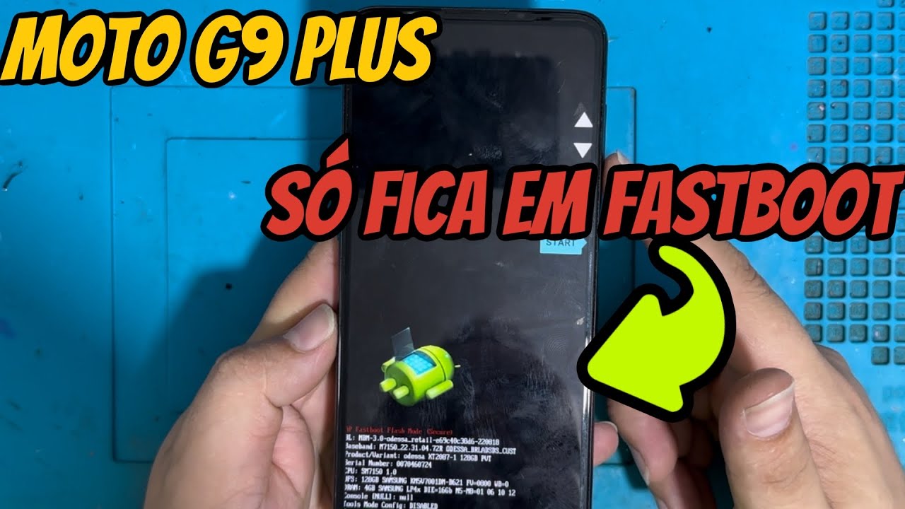Moto G9 Plus Só fica em fastboot | Como Resolver rápido e fácil - YouTube