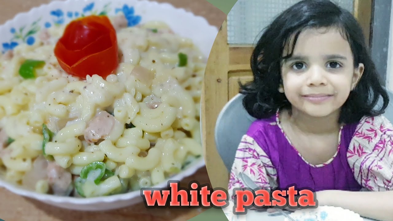 white pasta recipe/white sauce pasta/creamy pasta/ - YouTube