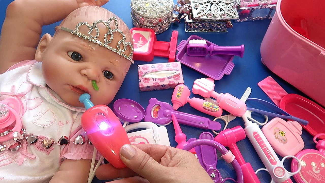 ASMR Satisfying with Unboxing Doctor box (LITTLE PRINCESS-REBORN VIDEO ...