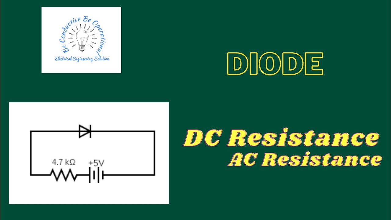 14. DC Resistance and AC Resistance || Diode Bangla Tutorial - YouTube