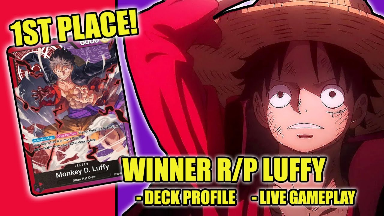 I WON A TOURNAMENT WITH R/P LUFFY: Full Decklist & Gameplay w ...