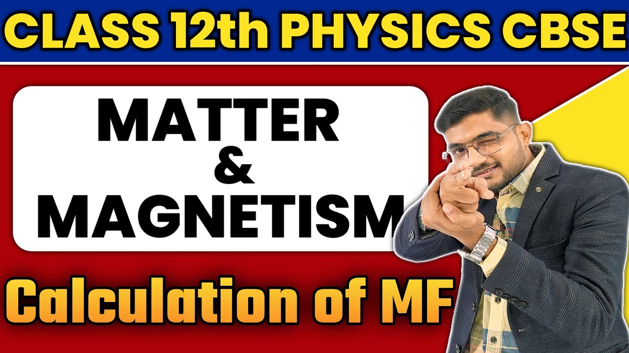 Matter & Magnetism | Torque | Calculation of Magnetic Field | NCERT ...