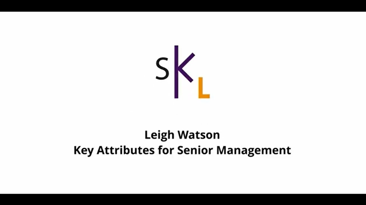 SKL Actuarial Interview with Leigh Watson: Key Attributes for Senior ...