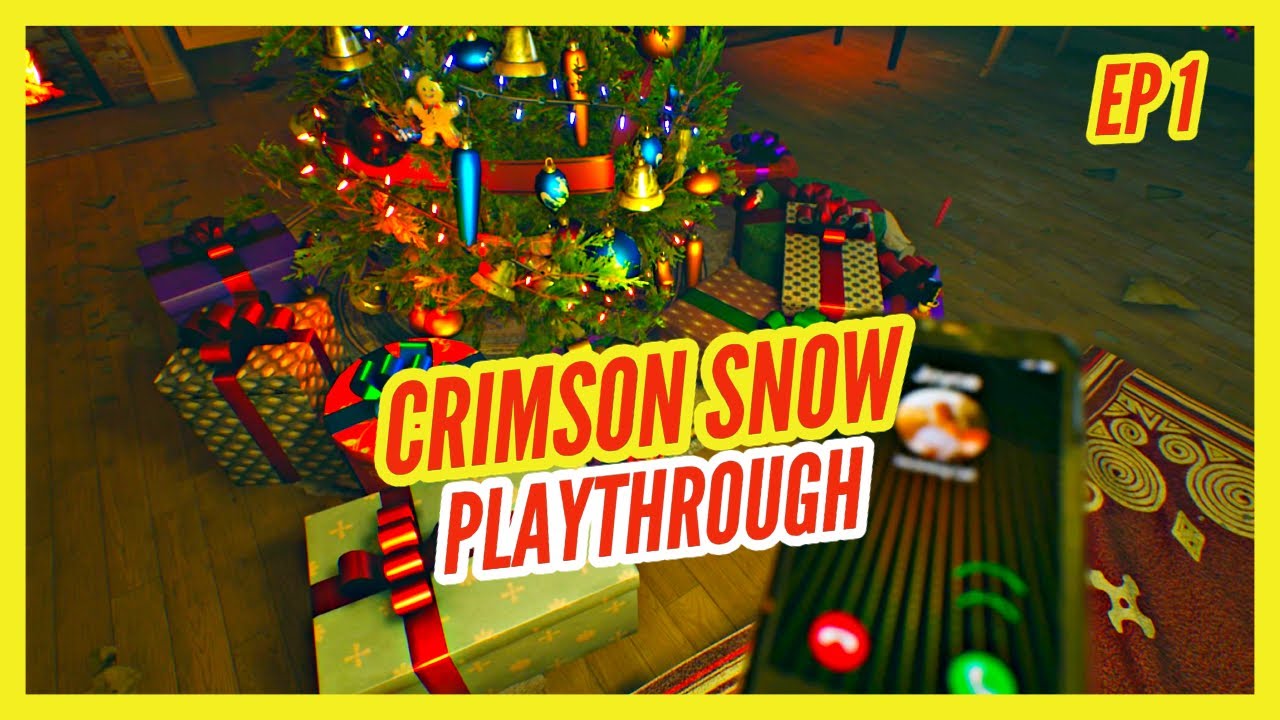 One SCARY Horror Game! Let’s Play Crimson Snow! Episode 1! - YouTube