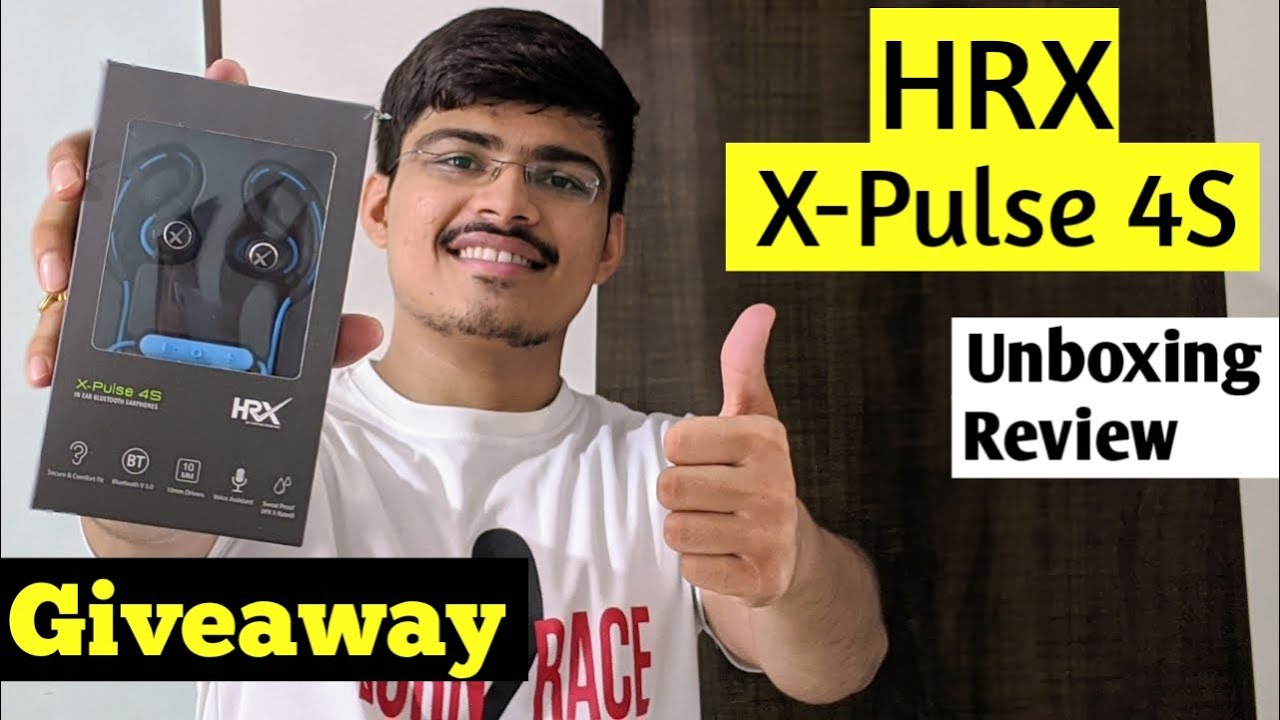 HRX X-Pulse 4S Earphones Unboxing And Review | Price Specification ...