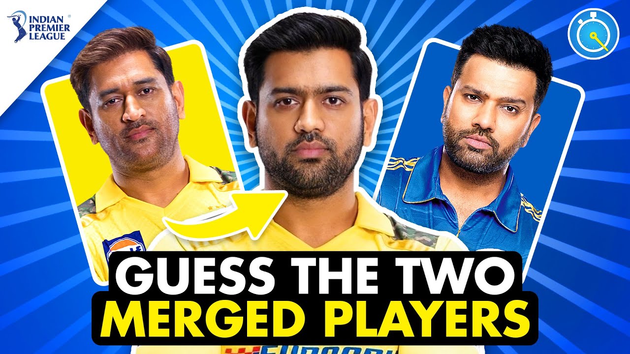 Guess The Two MERGED FACES Of IPL Players | Hard Edition | IPL Quiz ...