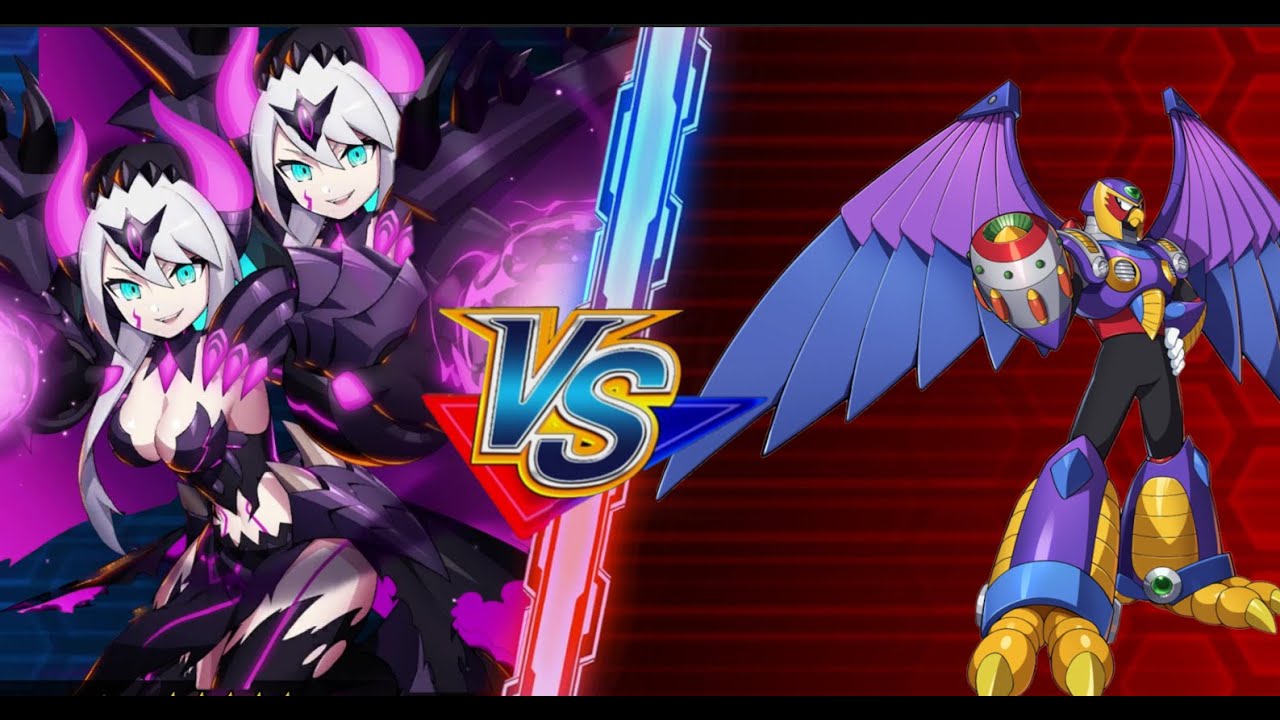 【Rockman X Dive】Twin Gore Ico Vs Bosses (co-op stage 8 to 12) - YouTube