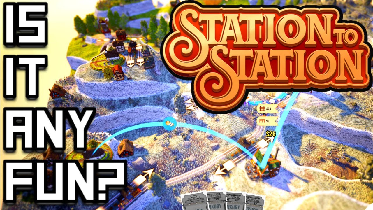 Cozy Train Railway Builder – Station To Station - YouTube
