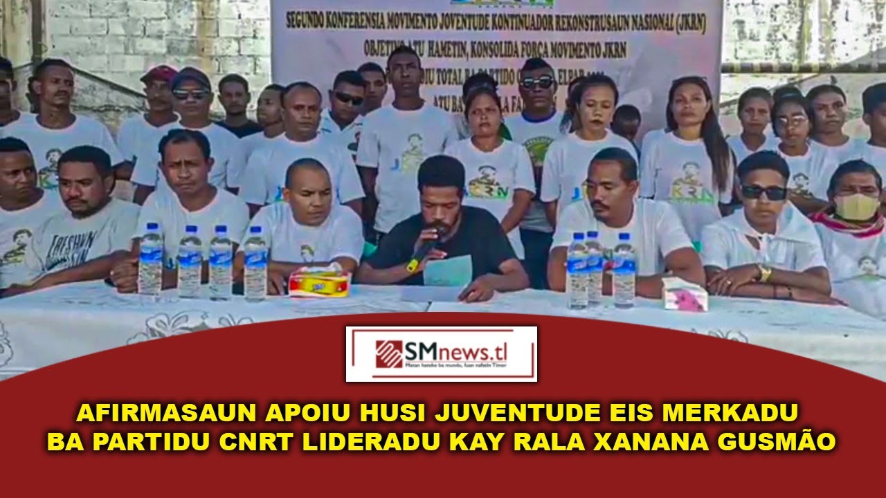 Afirmasaun Apoio Husi Juventude Eis Mercado Ba Partido CNRT Liderado ...