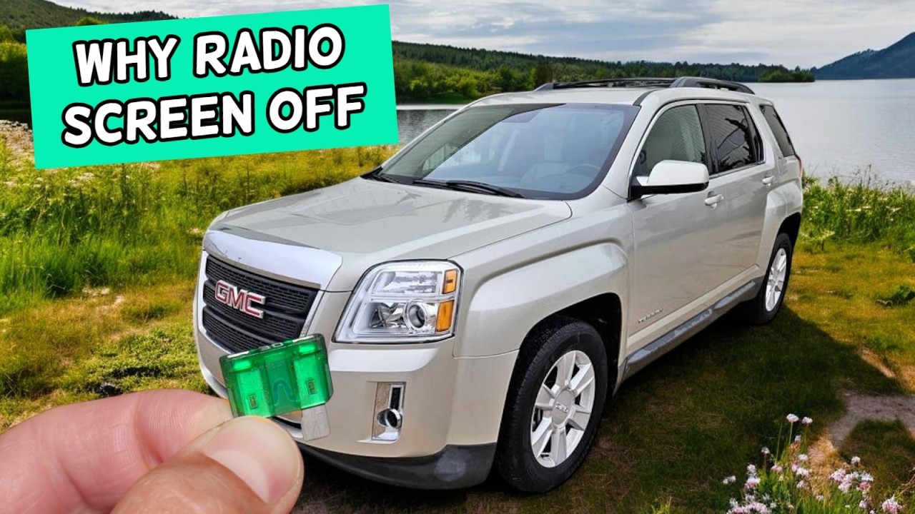 Why Radio Screen Black, Radio Screen Off GMC Terrain 2010 2011 2012 ...