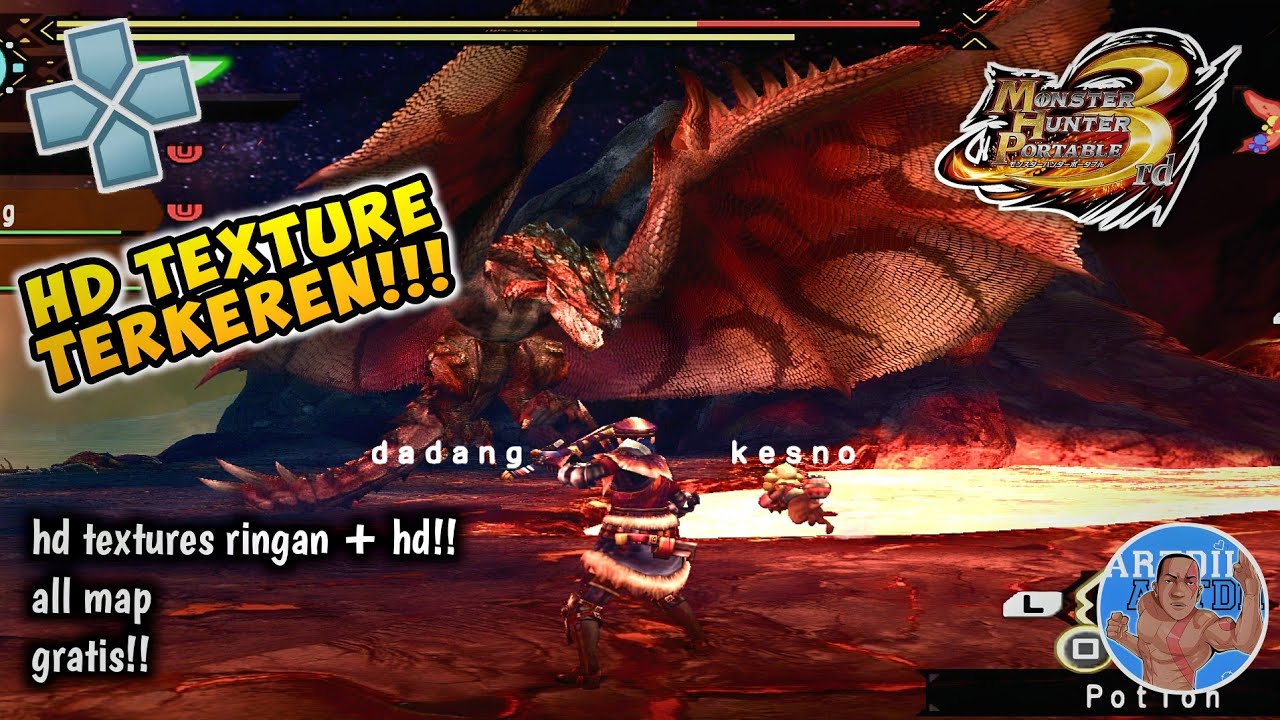 MHP3RD REMASTERED HD Texture MHP3RD Yang Paling Keren⁉️ - YouTube