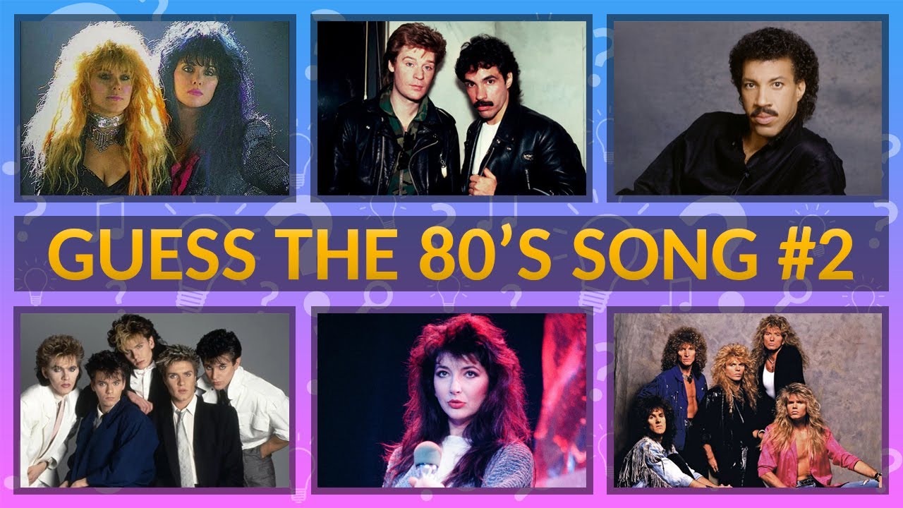 Guess The Song | 80's Edition #2 | Music Quiz - YouTube