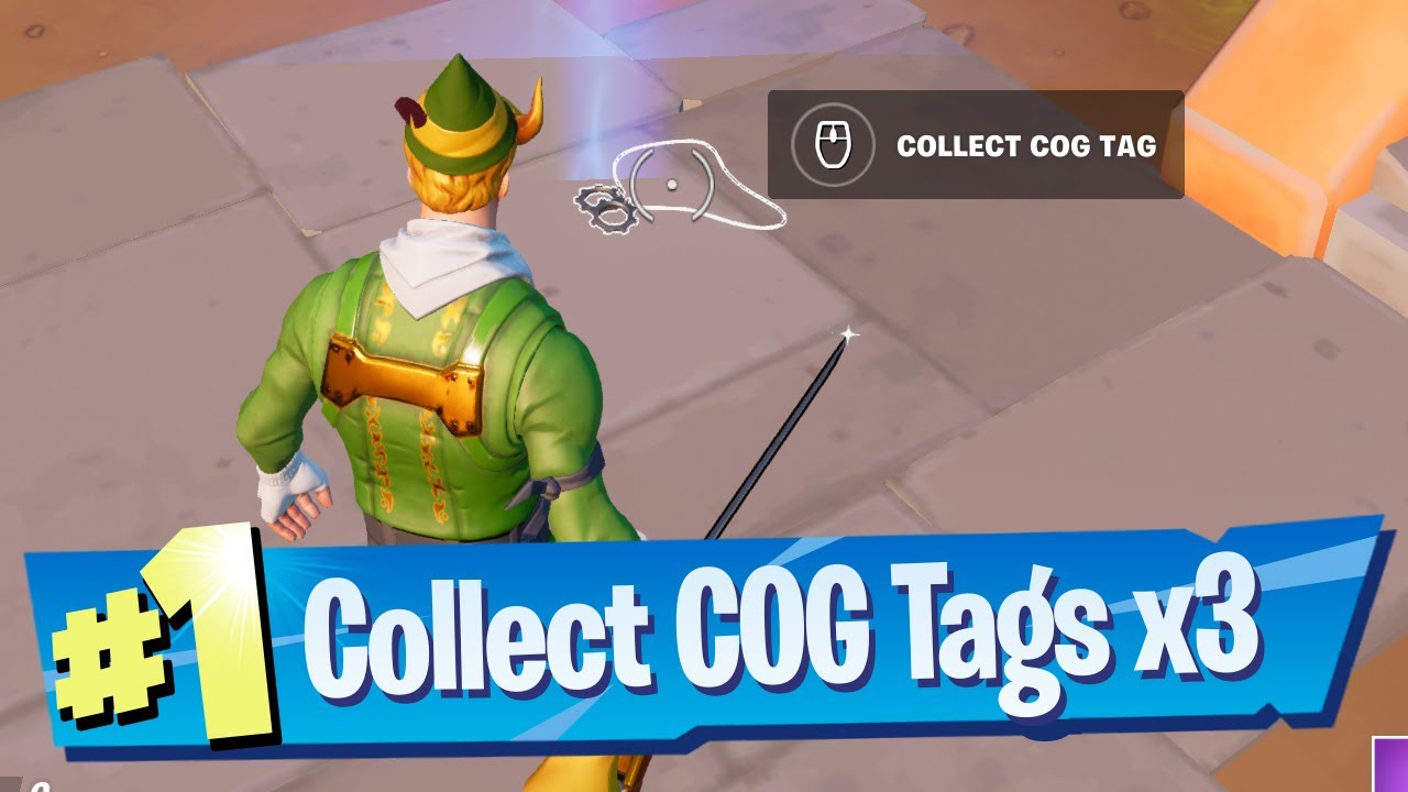 Collect COG Tags Location - Fortnite (Delta One Challenges) - YouTube