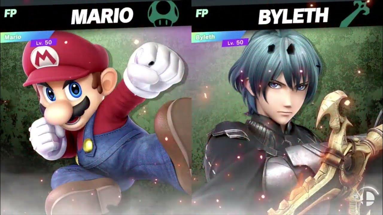 Super Smash Bros Ultimate Amiibo Fights – 6pm Poll Mario vs Byleth - YouTube