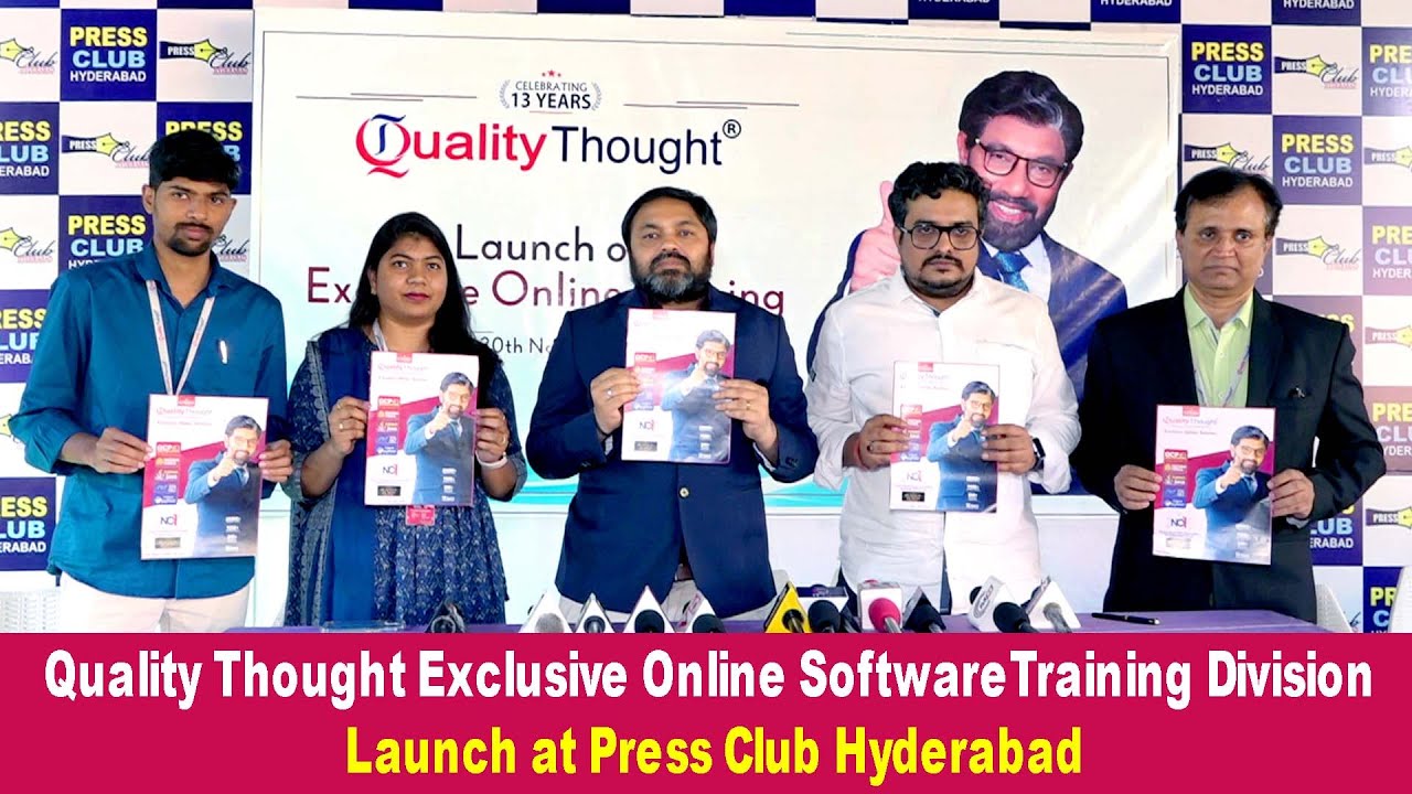 Quality Thought Exclusive Online Software Training Division Launch ...