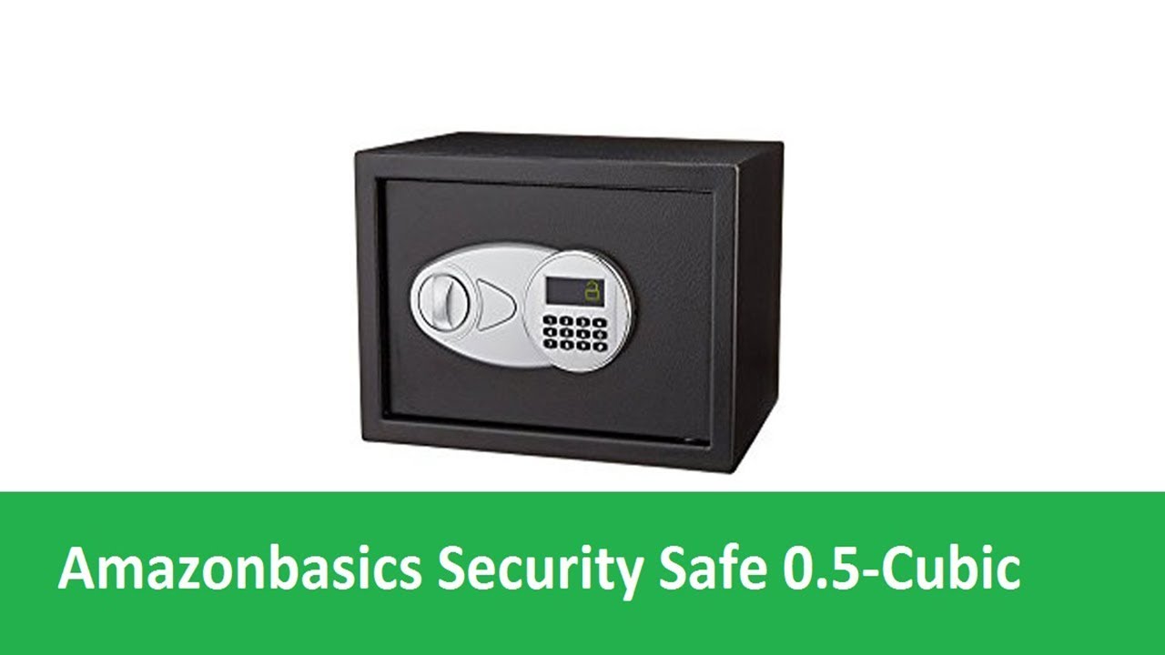 Amazonbasics Security Safe 0 5 Cubic Feet Review - 2018 - YouTube
