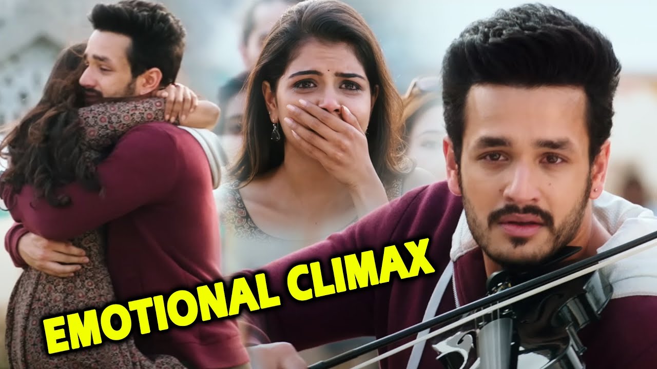 Akhil Akkineni And Kalyani Priyadarshan Emotional Love Climax Scene | Hello Movie ...