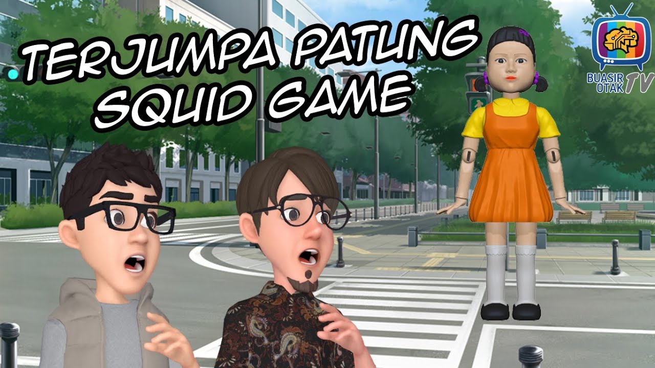 Terjumpa patung Squid Game - YouTube