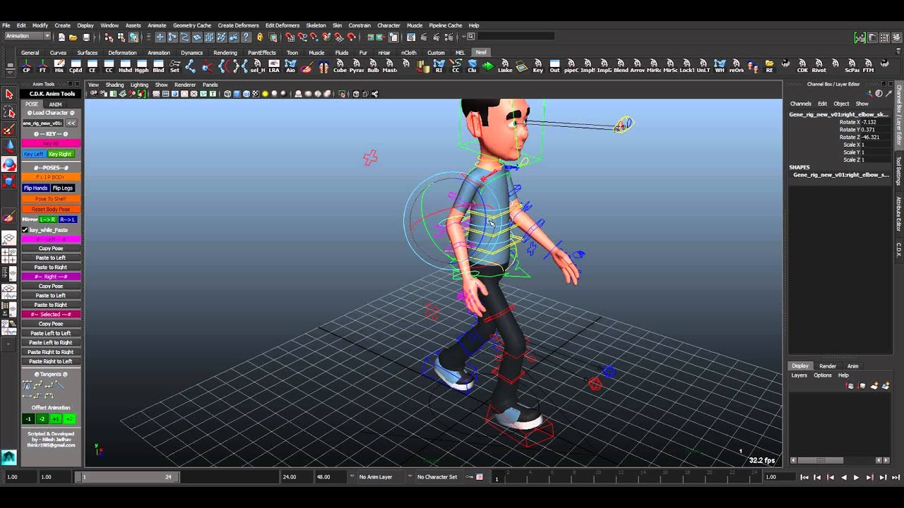 cdk animTools - YouTube