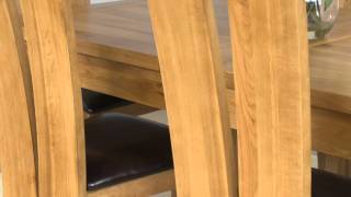 Normandy Large Oak Extending Dining Set - Montreal
