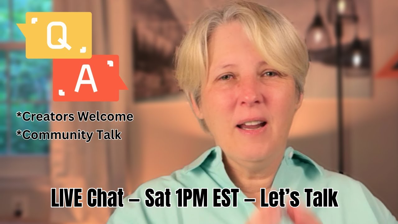 LIVE Community Chat & Q&A — Let’s Talk Life, Aging, & Creating Together ...