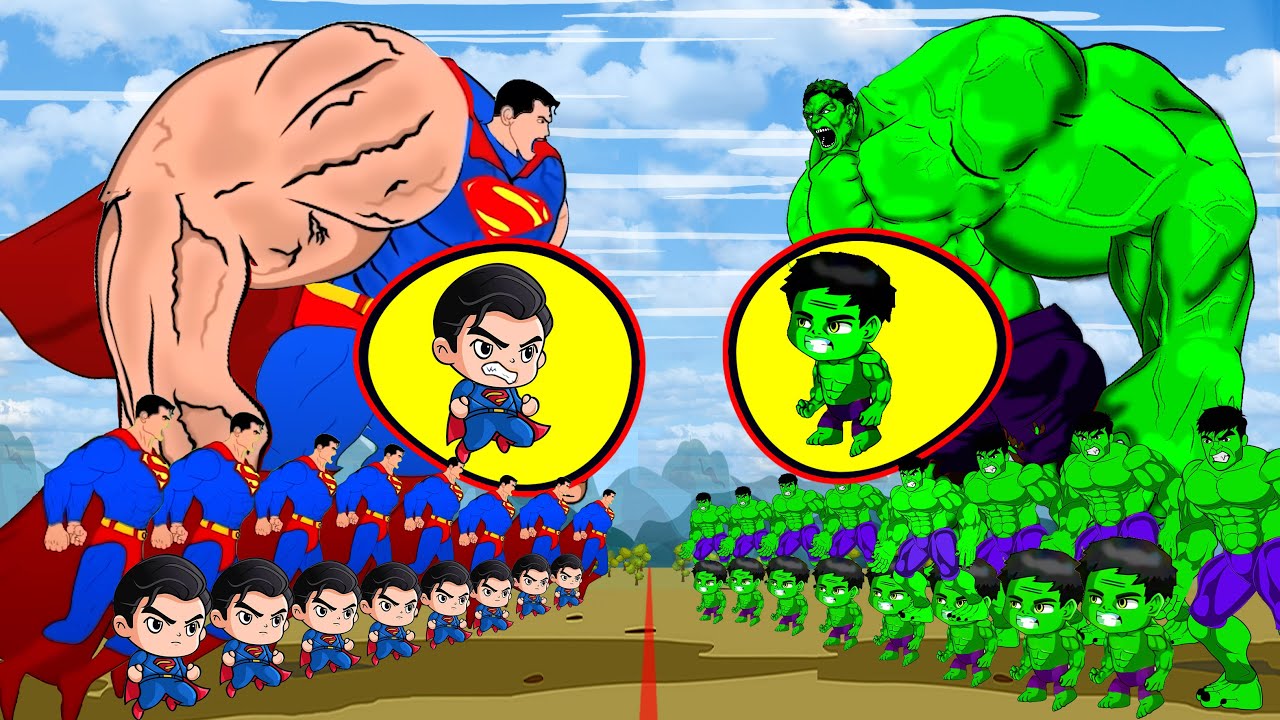 Evolution of HULK Family Vs SUPERMAN Family: Fake Pregnant Vs Real ...
