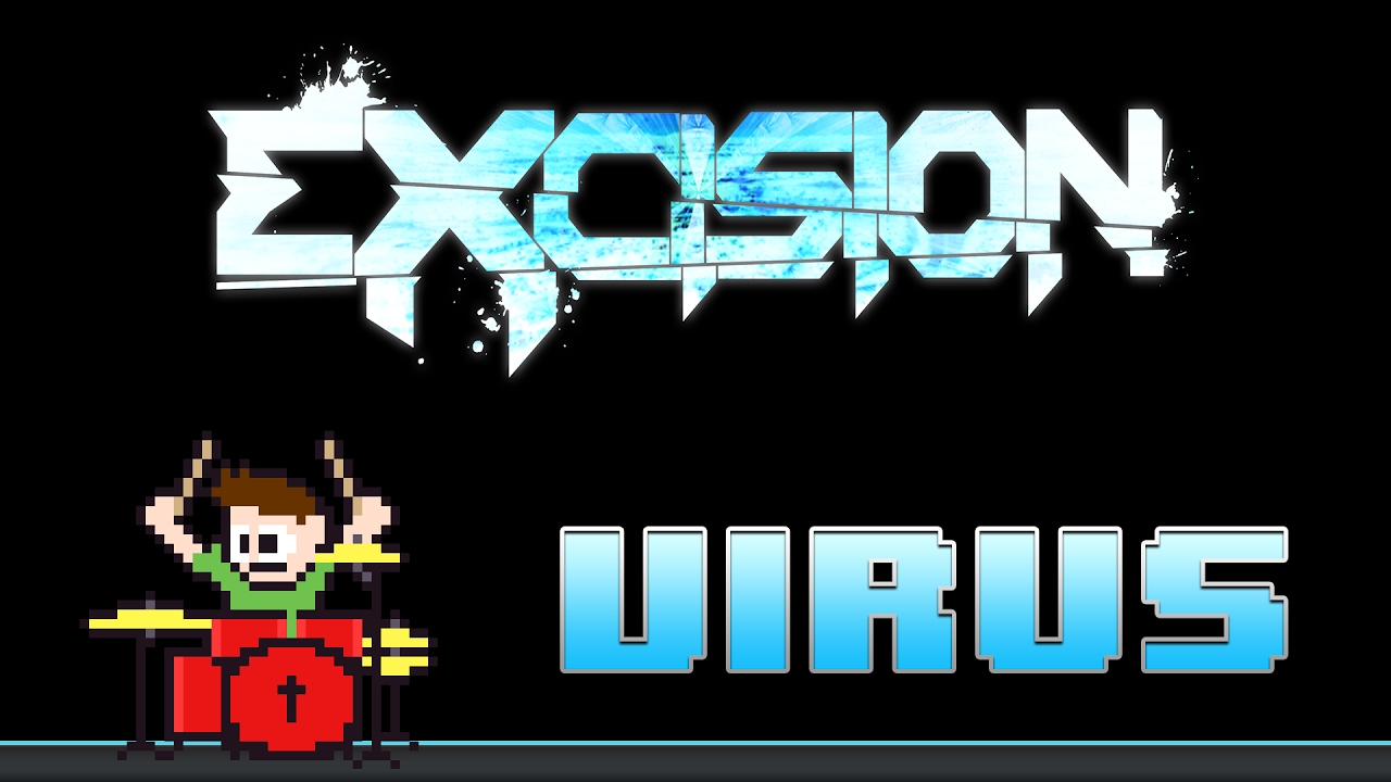 Excision - Virus (Drum Cover) -- The8BitDrummer - YouTube