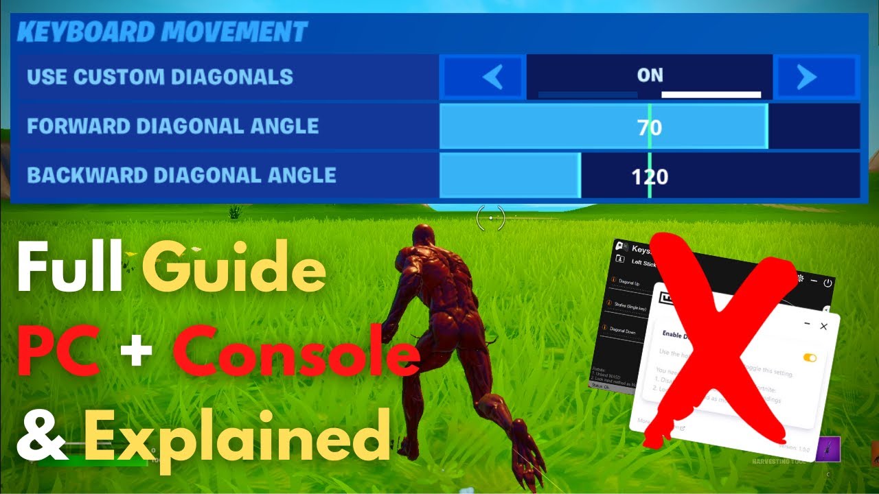 Fortnite (In-Game) Double Movement Explained in 2 Minutes | PC ...