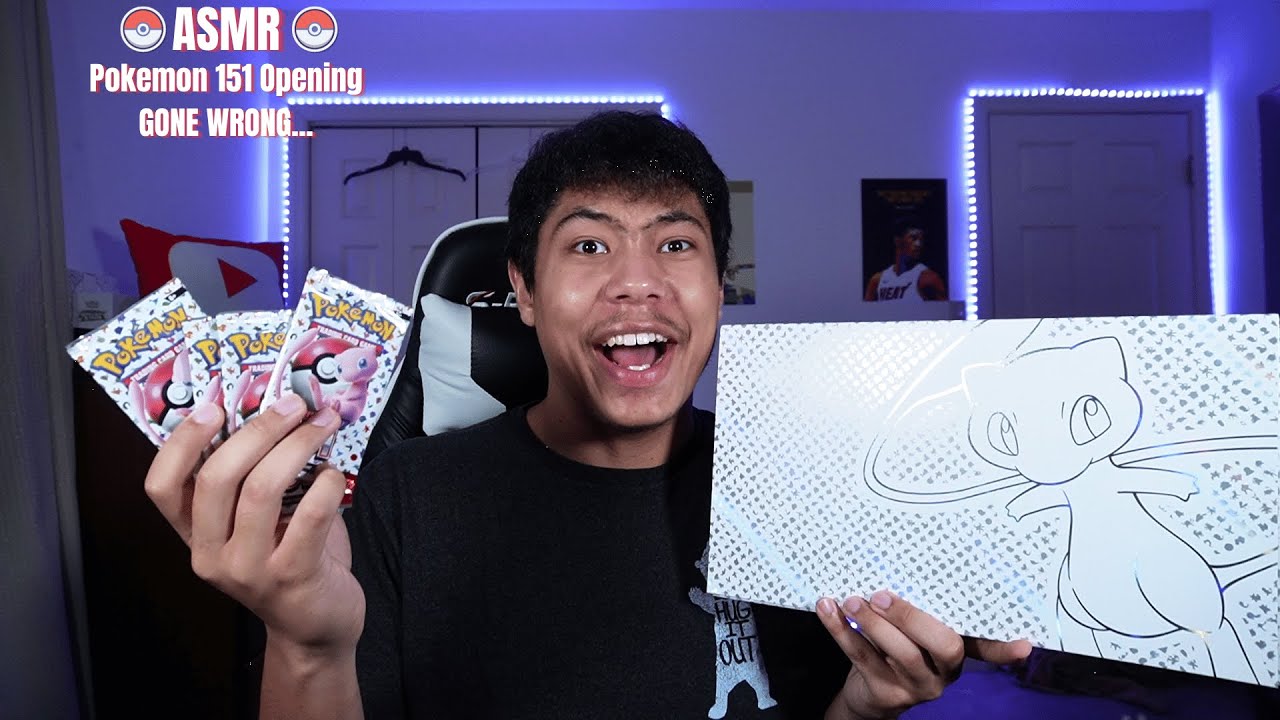 I Made a HUGE MISTAKE... ASMR Pokemon 151 Pack Opening - YouTube
