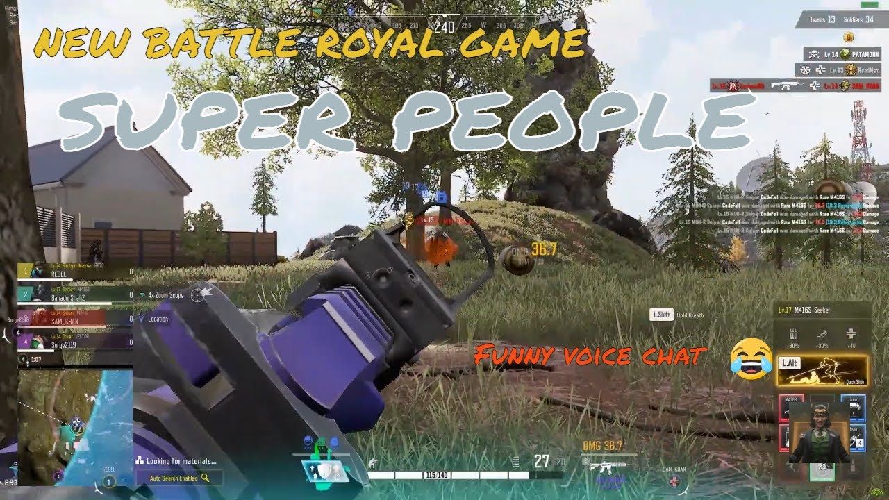 New Battle Royal Game Super People Gameplay - YouTube