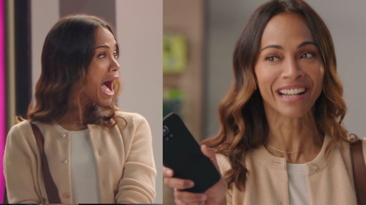 T-Mobile Commercial 2025 Zoe Saldaña Karma: No Trade-In iPhone 16 Pro ...