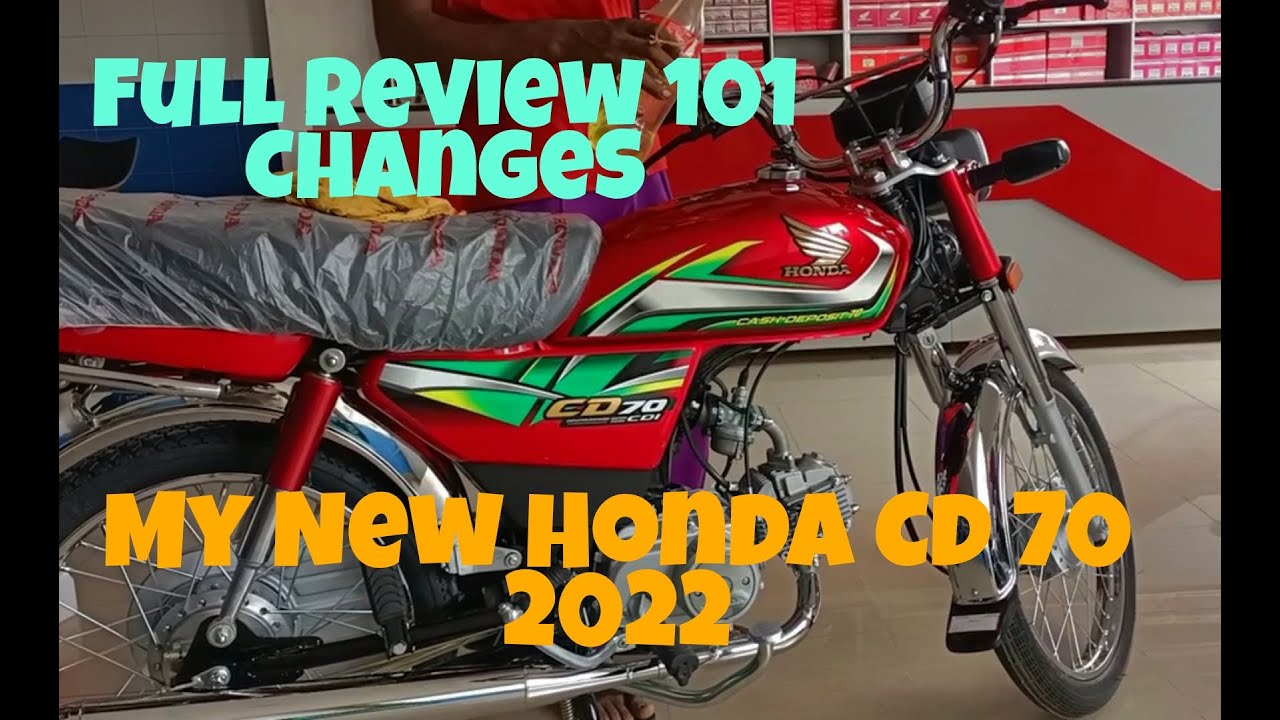 NEW HONDA CD 70 2022 Full Review | Honda CD70 2022 Model | First Video ...
