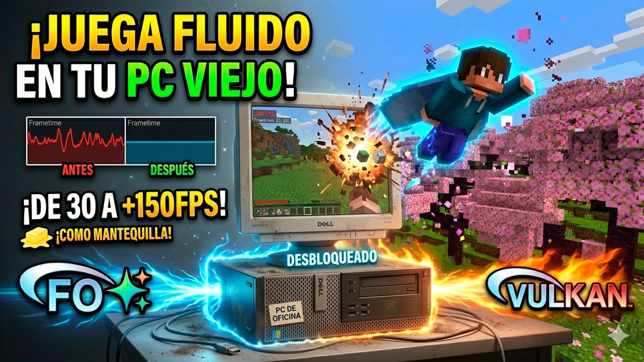 Fabulously Optimized vs Vulkan: Cómo jugar Minecraft FLUIDO en una PC ...
