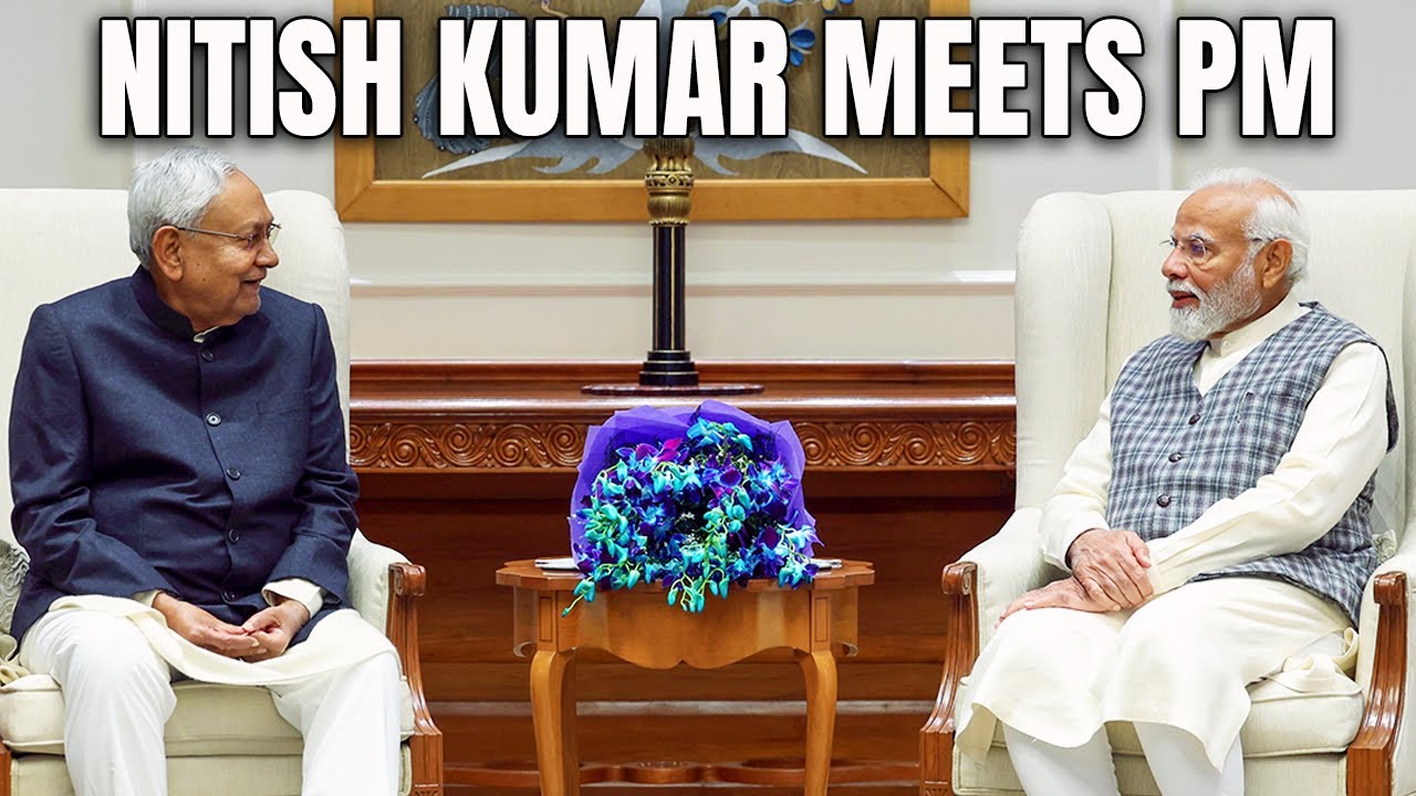 Nitish Kumar In Delhi | Nitish Kumar Meets PM Modi, First Time After ...