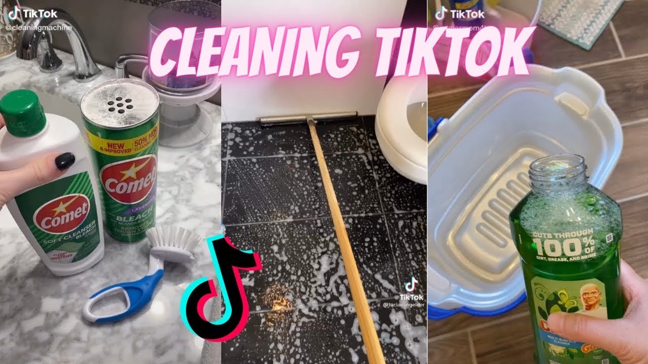 CLEANING TIKTOK 🧺 || ASMR 101 || SUPER SATISFYING HOME CLEANING || 10 ...