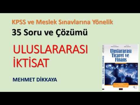KPSS Uluslararası İktisat (35 Çözümlü Soru)