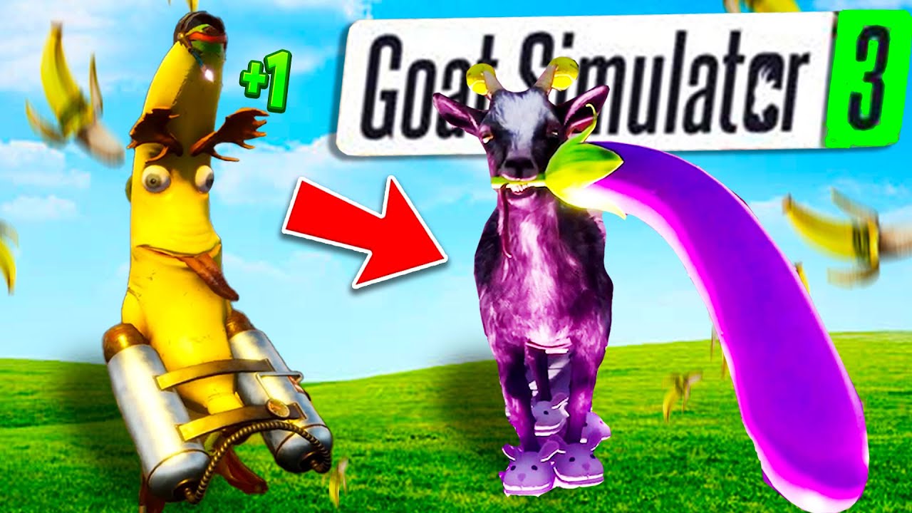 Das VERRÜCKTE BANANEN-EXPERIMENT🍌 | Goat Simulator 3 - YouTube