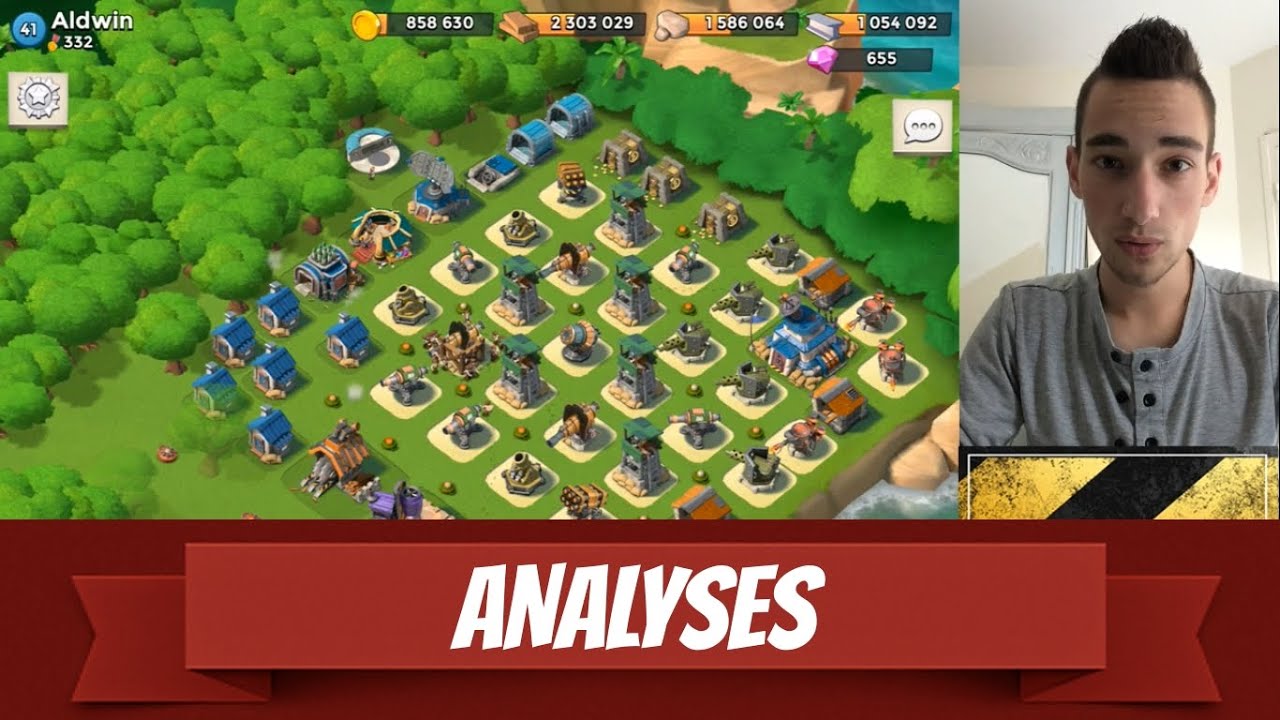 BOOM BEACH FR | Analyses #15 Niveaux 31, 33 et 41 - YouTube