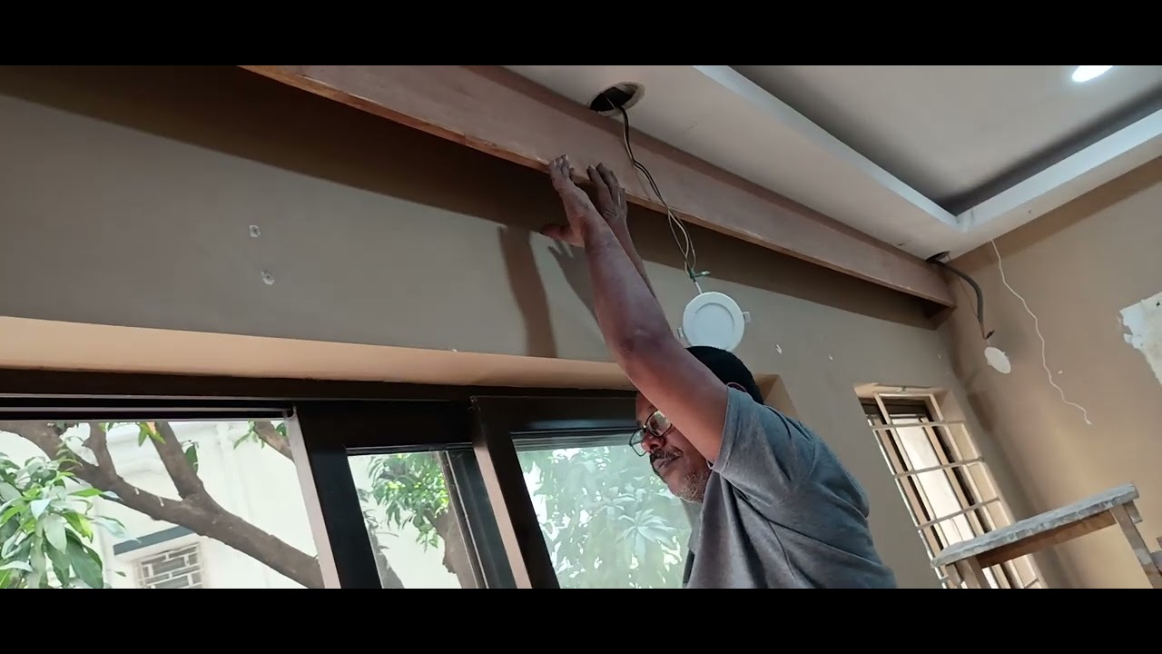 Full size pelmet installation - YouTube
