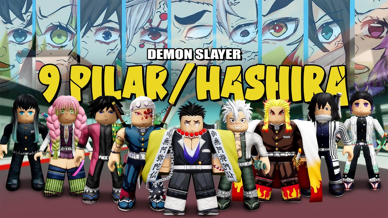 Cara Membuat 9 PILAR/HASHIRA Di Brookhaven W/codes - Roblox - YouTube