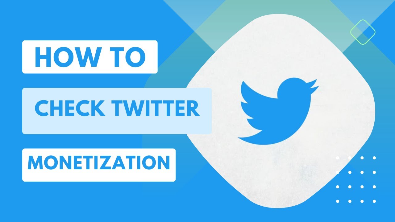 How to Check Twitter Monetization - YouTube