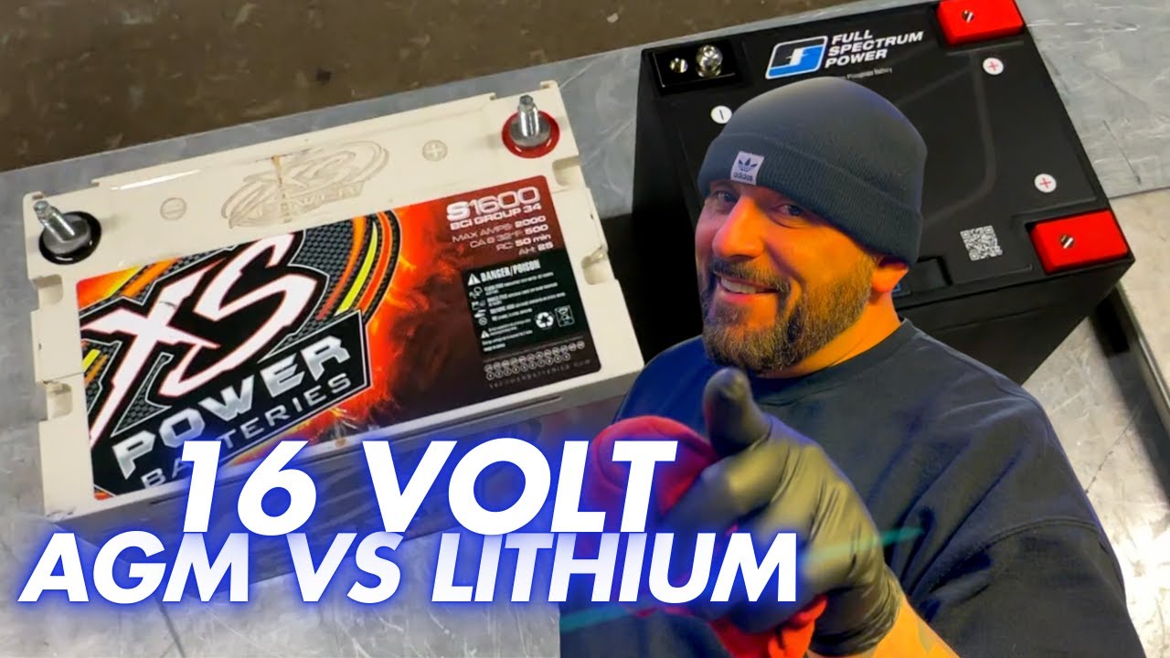 tech time with Big Chief: comparing 16 volt agm xs battery vs 16 volt ...
